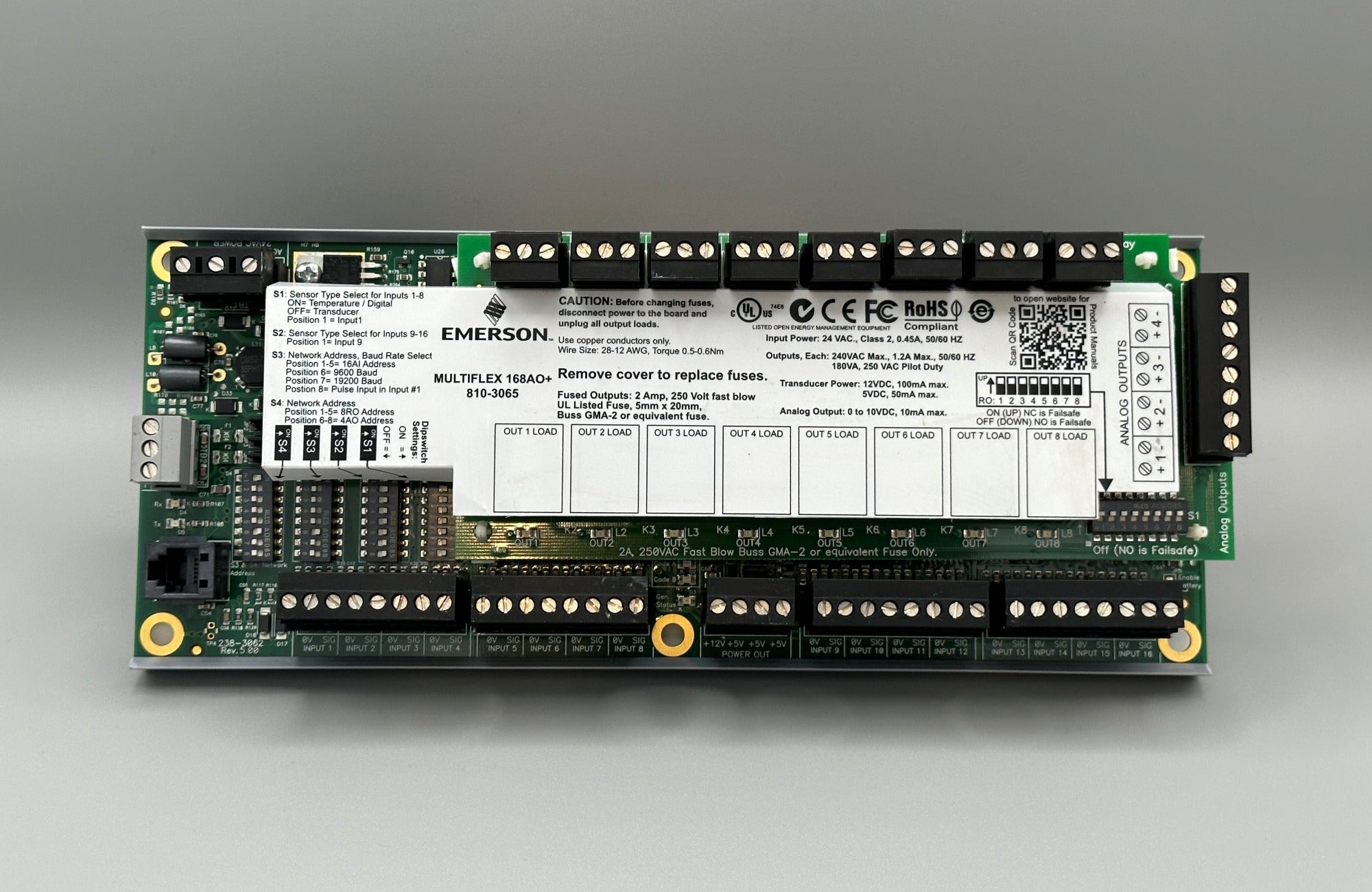 810-3065 | Copeland MultiFlex 168AO-16 Input, 8 Relay Out — BuyEMS.net