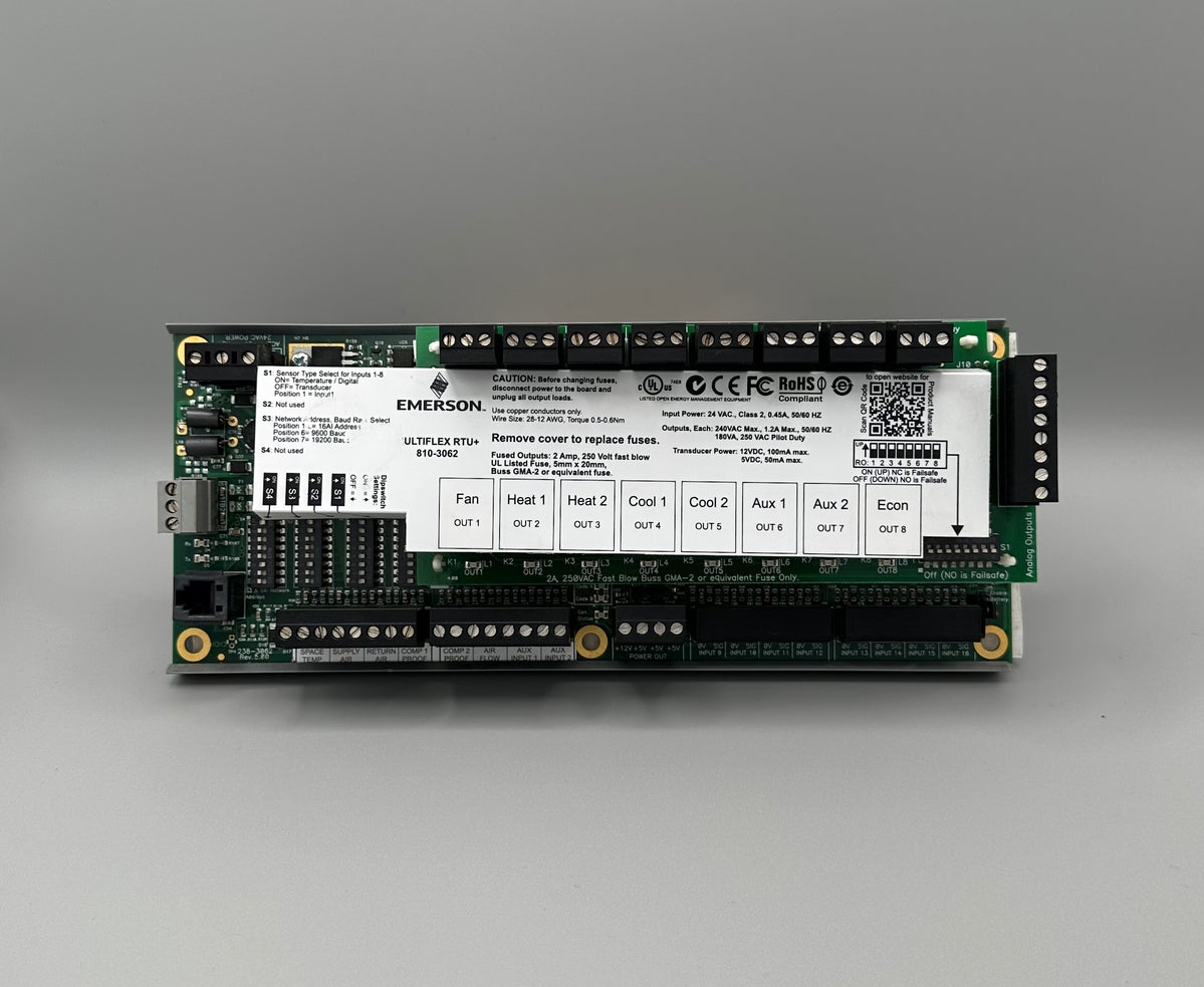810-3062 - Emerson MultiFlex RTU Rooftop Controller — BuyEMS.net